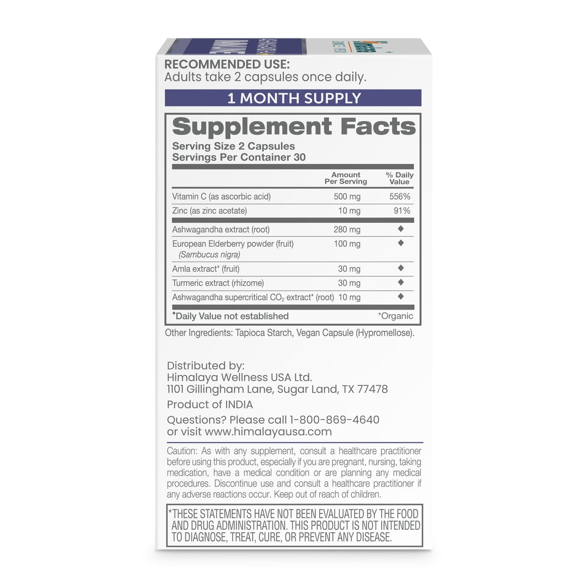 Ashwagandha+ Immune – Himalaya Wellness (US)